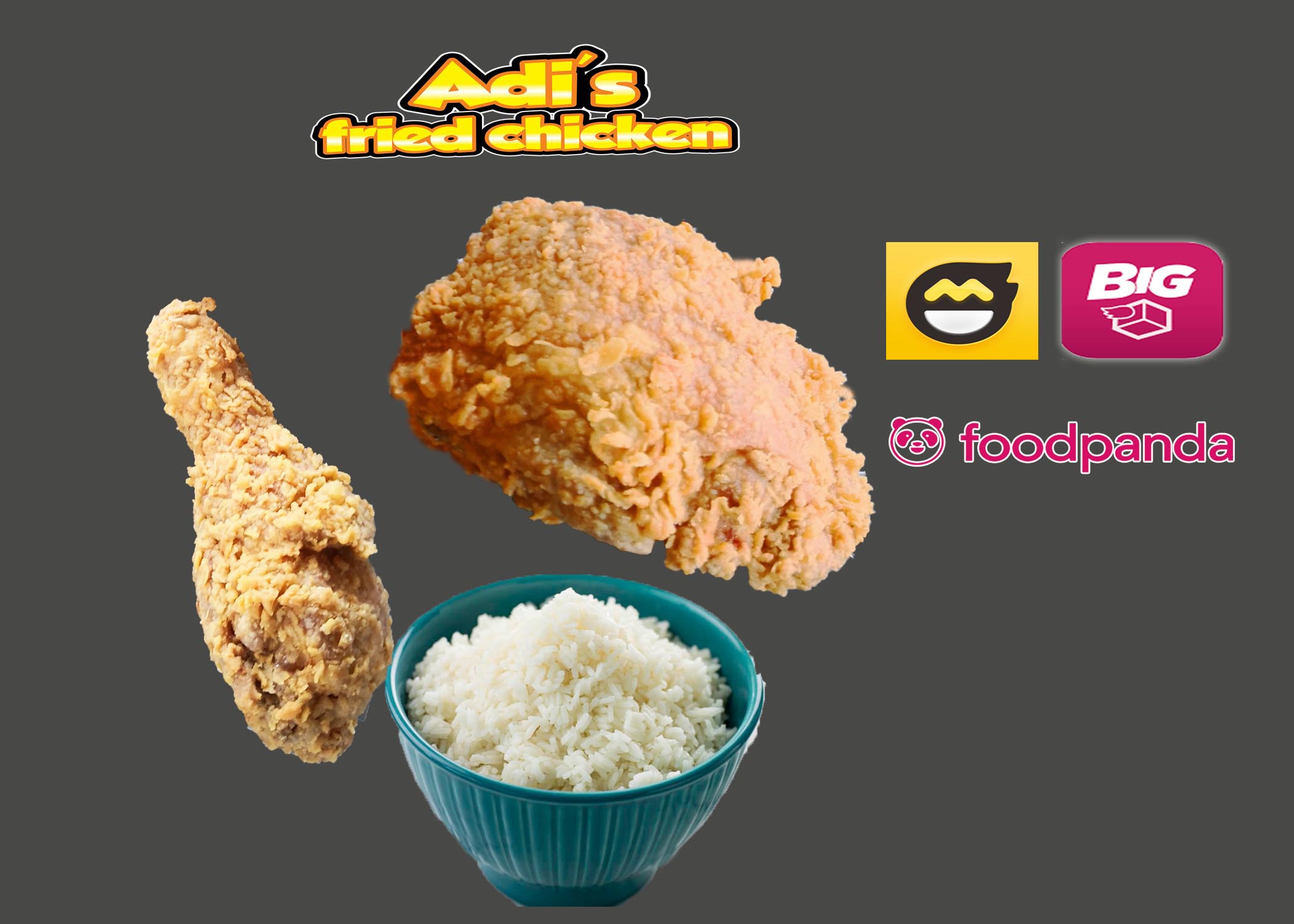 3pcs Fried Chicken with 1 Rice – Afc Online